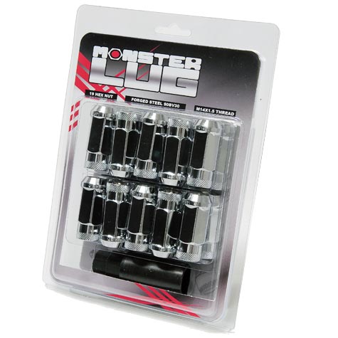 Evasive Motorsports: Monster Lug Nuts - Chrome 14x1.50mm