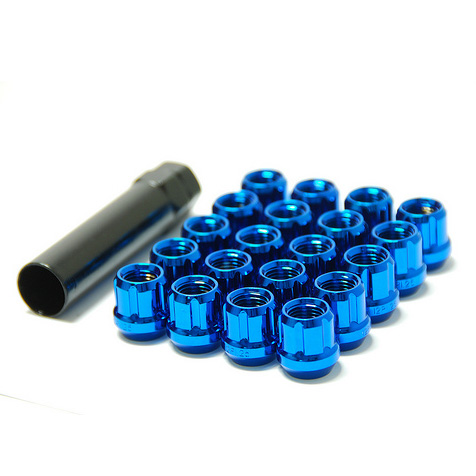 Evasive Motorsports: Muteki Classic Lug Nuts - Blue (Open Ended) - 12x1.25