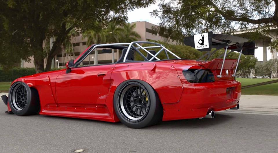 Evasive Motorsports: Pandem Rear Over Fenders only - Honda S2000